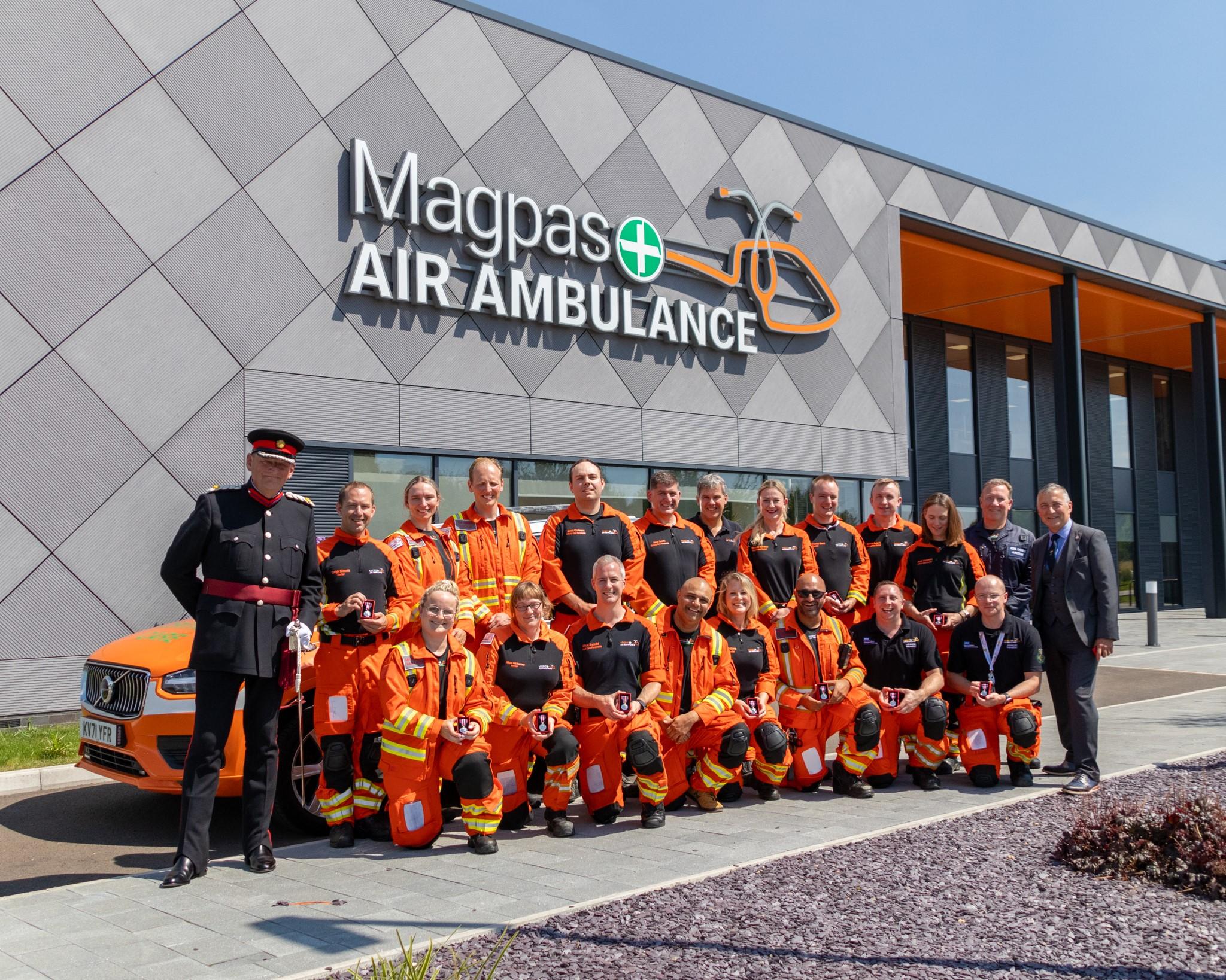 A token of thanks: MAGPAS clinicians receive The King & Queen’s ...